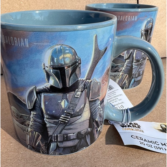 Kitchen | Mandalorian Coffee Mug Set Ceramic Large Star Wars | Poshmark